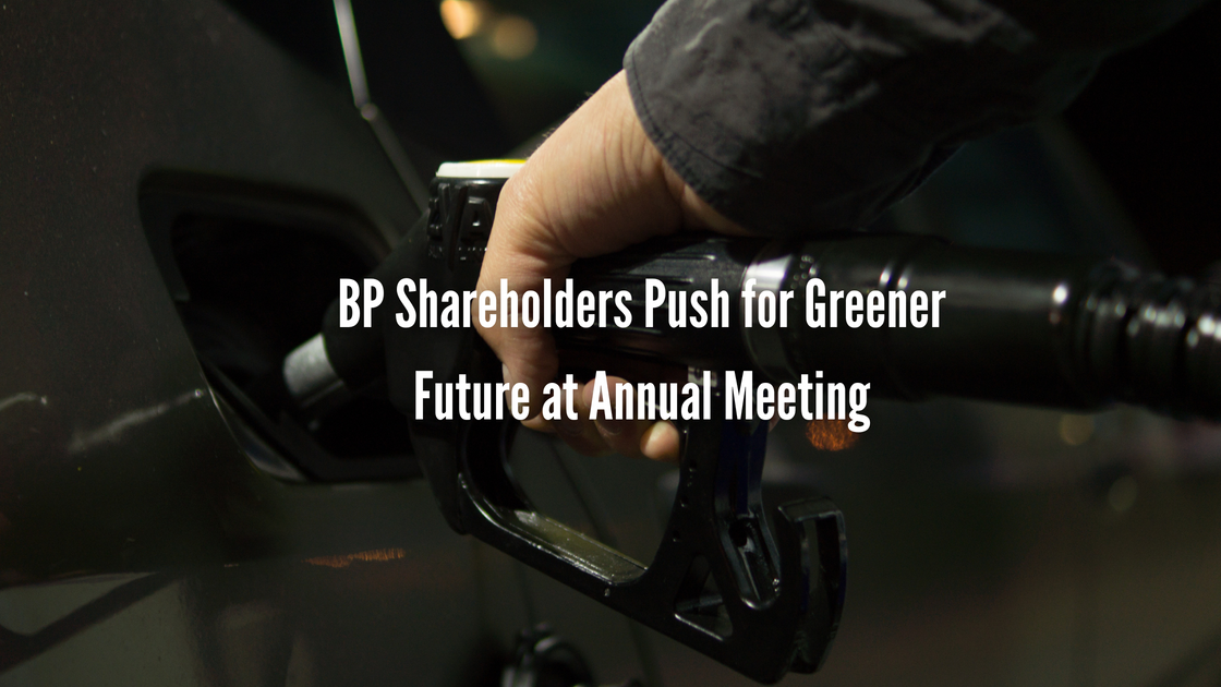 BP Shareholders Push for Greener Future at Annual Meeting – Carbon ...